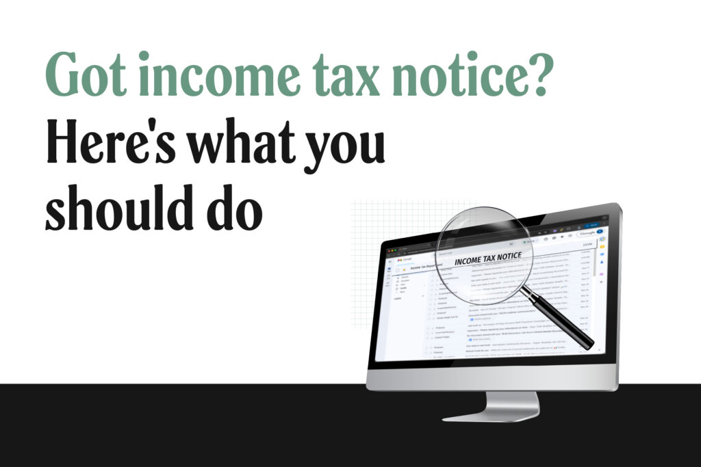 Income tax notices under Section 143(1), Section 142(1), Section 139(9 ...